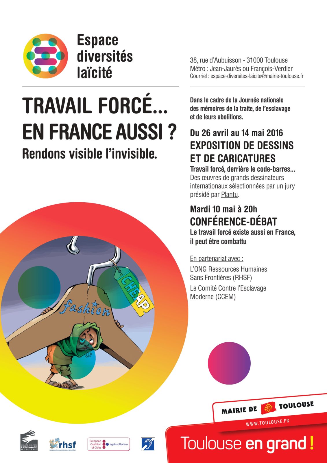 Travail forcé... en France aussi ? Rendons visible l'invisible - RHSF